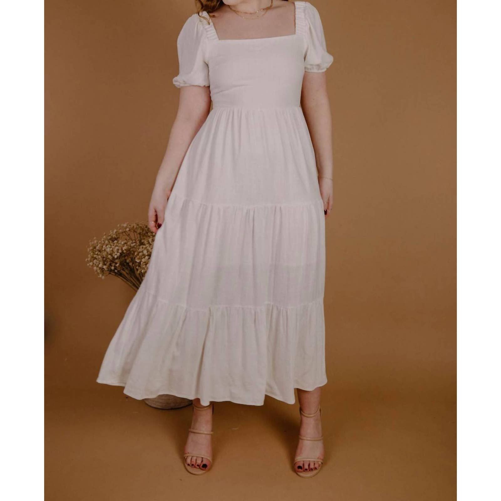 Designer SADIE & SAGE East Hampton Maxi Dress In Ivory | Grailed
