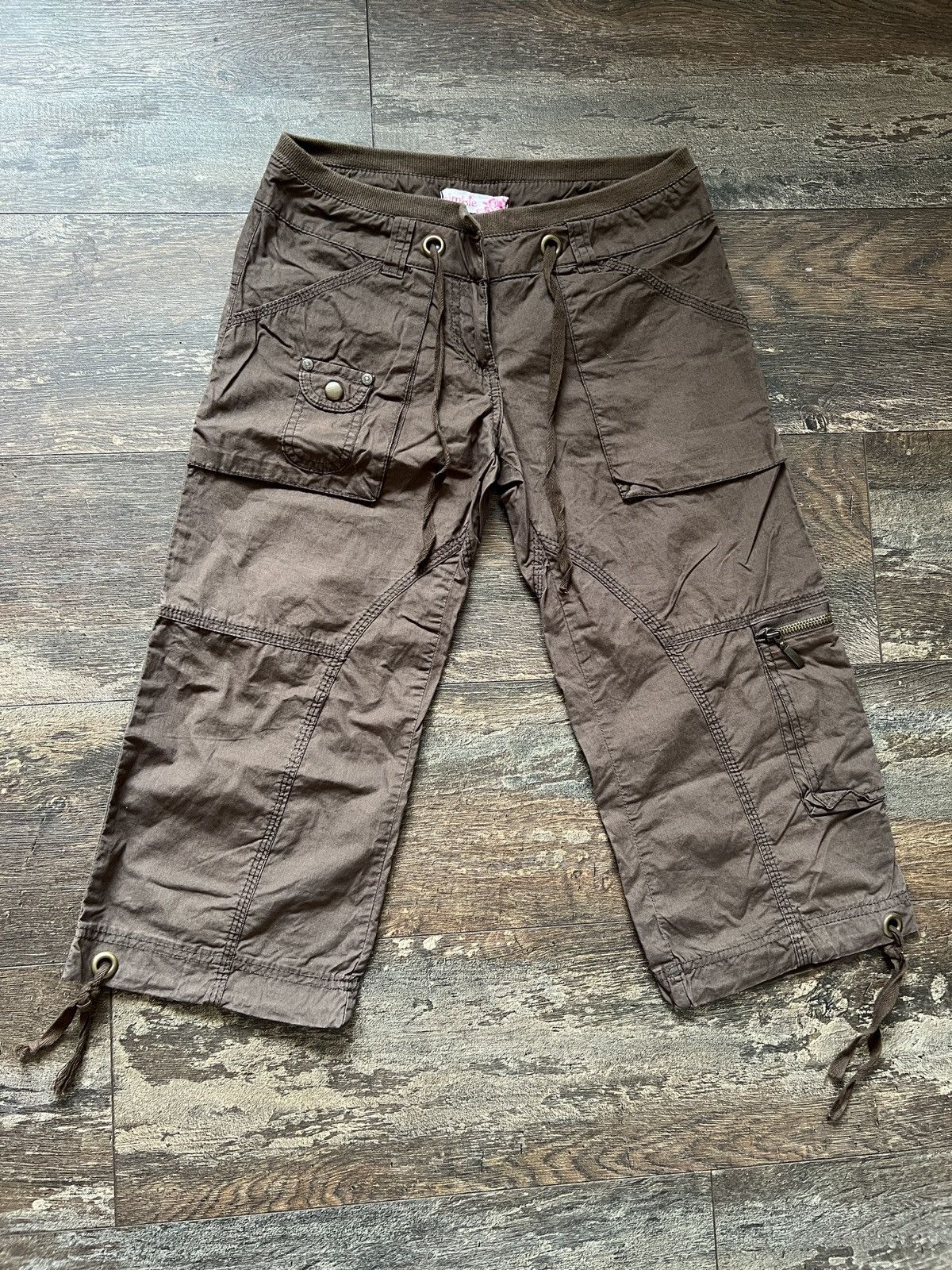 Vintage Y2K Capri Pants Cargo Multi pocket 2000s 00s shorts military | Grailed