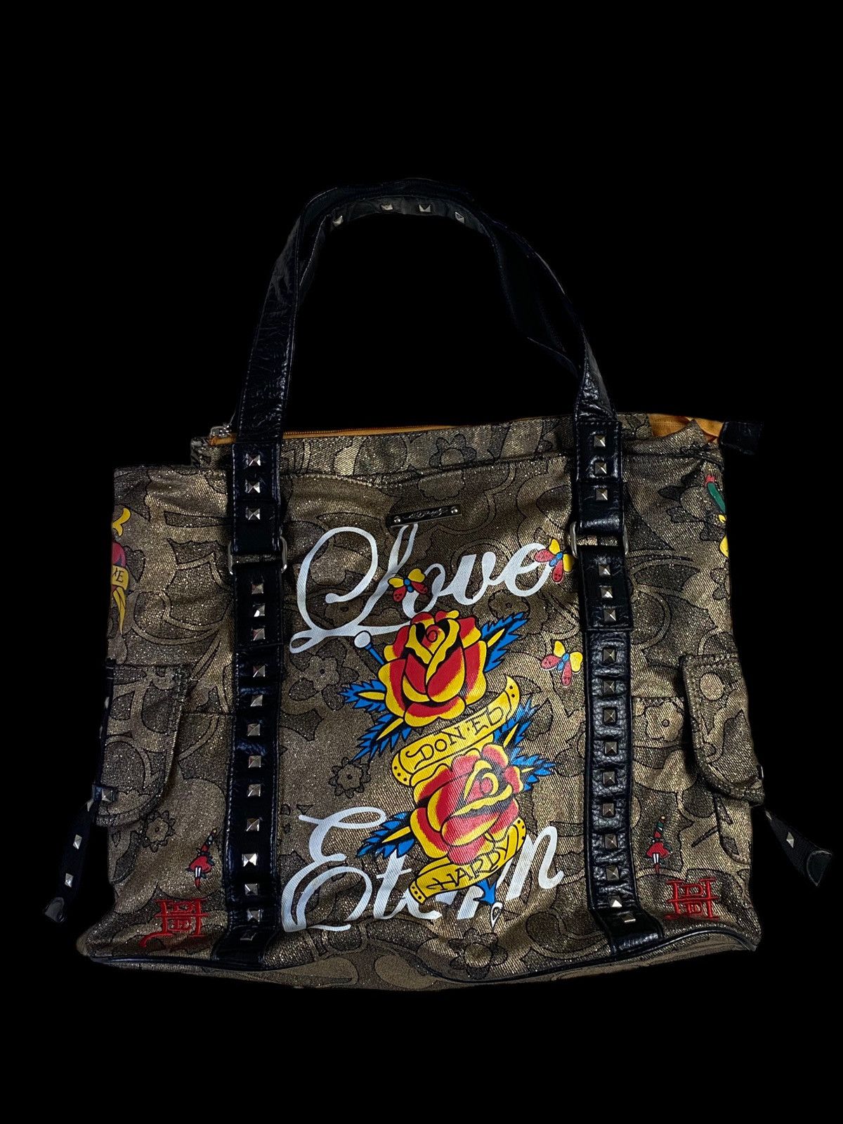 Ed Hardy × Streetwear × Vintage Ed Hardy Vintage Japan Style Punk Bag ...