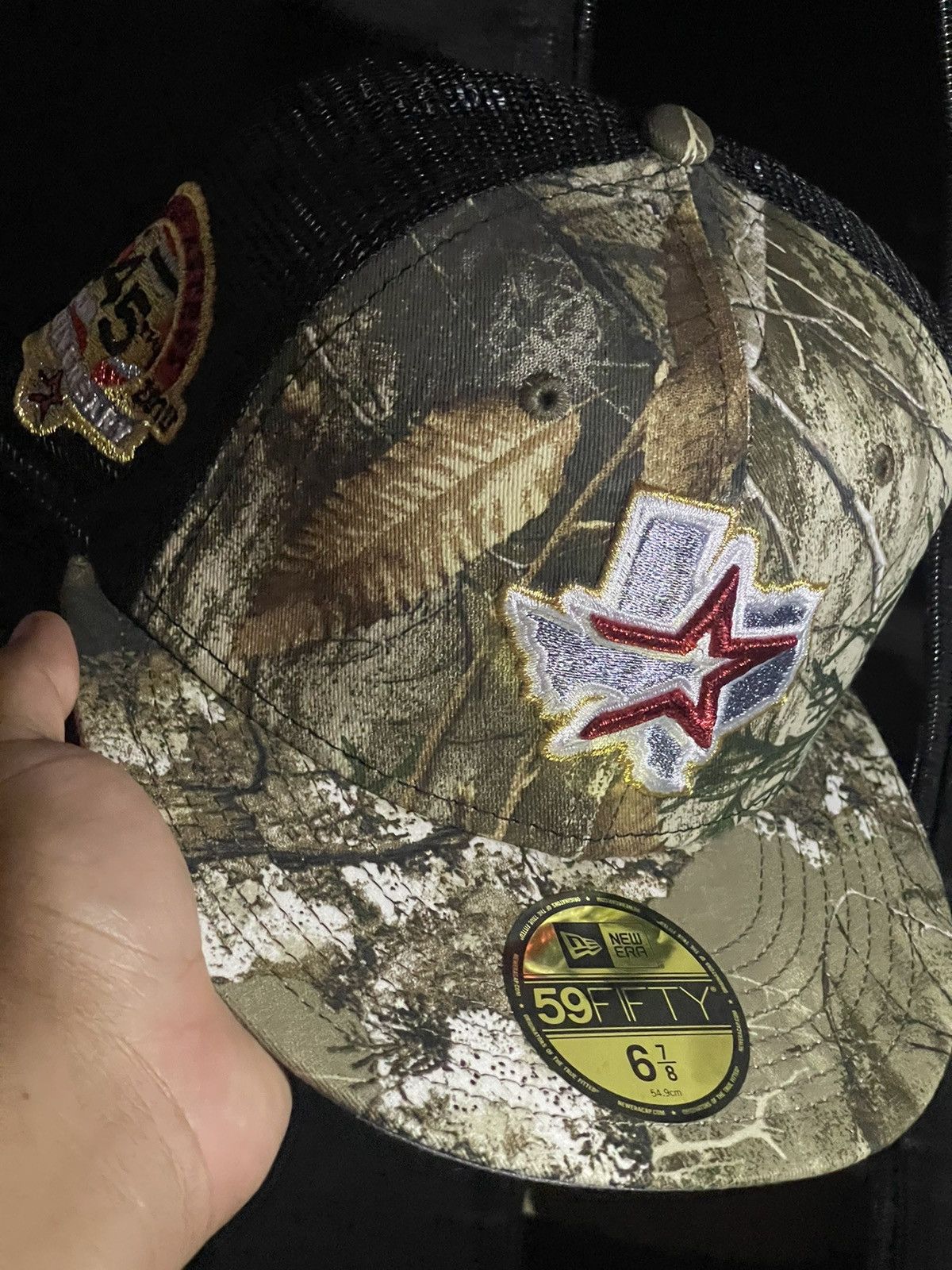New Era 6 7/8 realtree trucker hat by rahnni fitteds x capzboise | Grailed