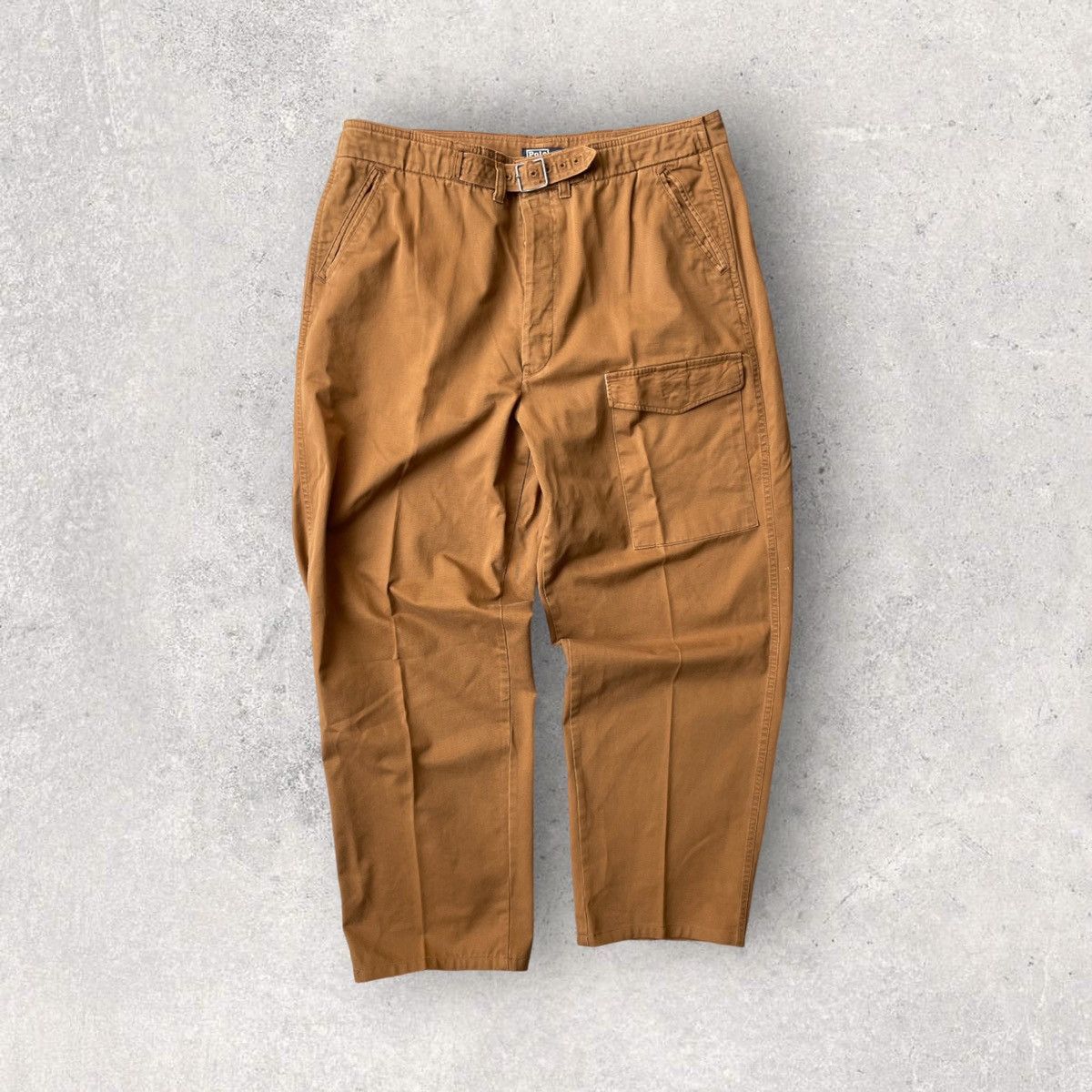 JNCO × Polo Ralph Lauren × Vintage Vintage Crazy Polo Ralph Lauren Baggy Y2K Cargo Pants | Grailed