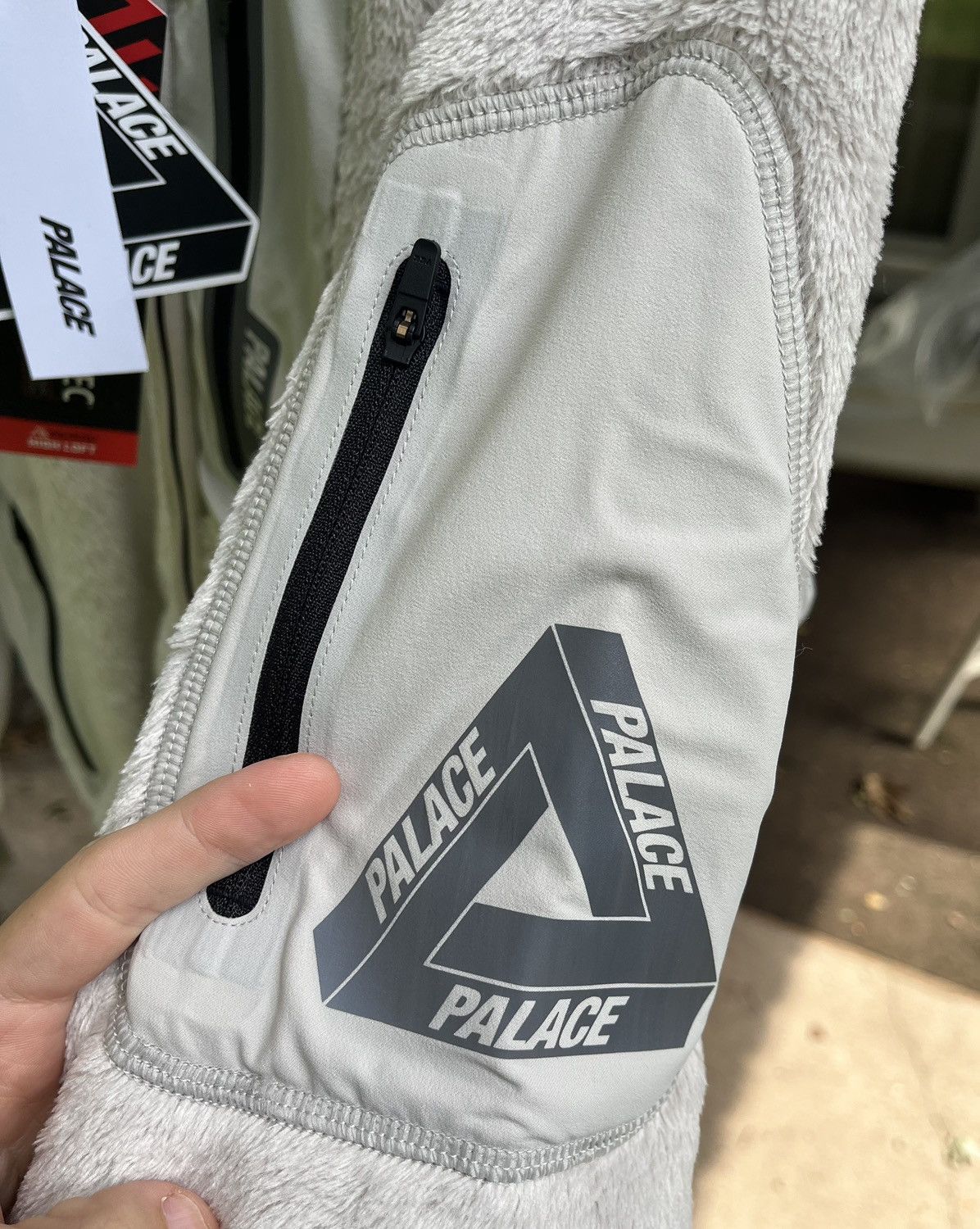 Palace × Polartec Palace X Polartec High Loft Track Jacket Grey Medium ...