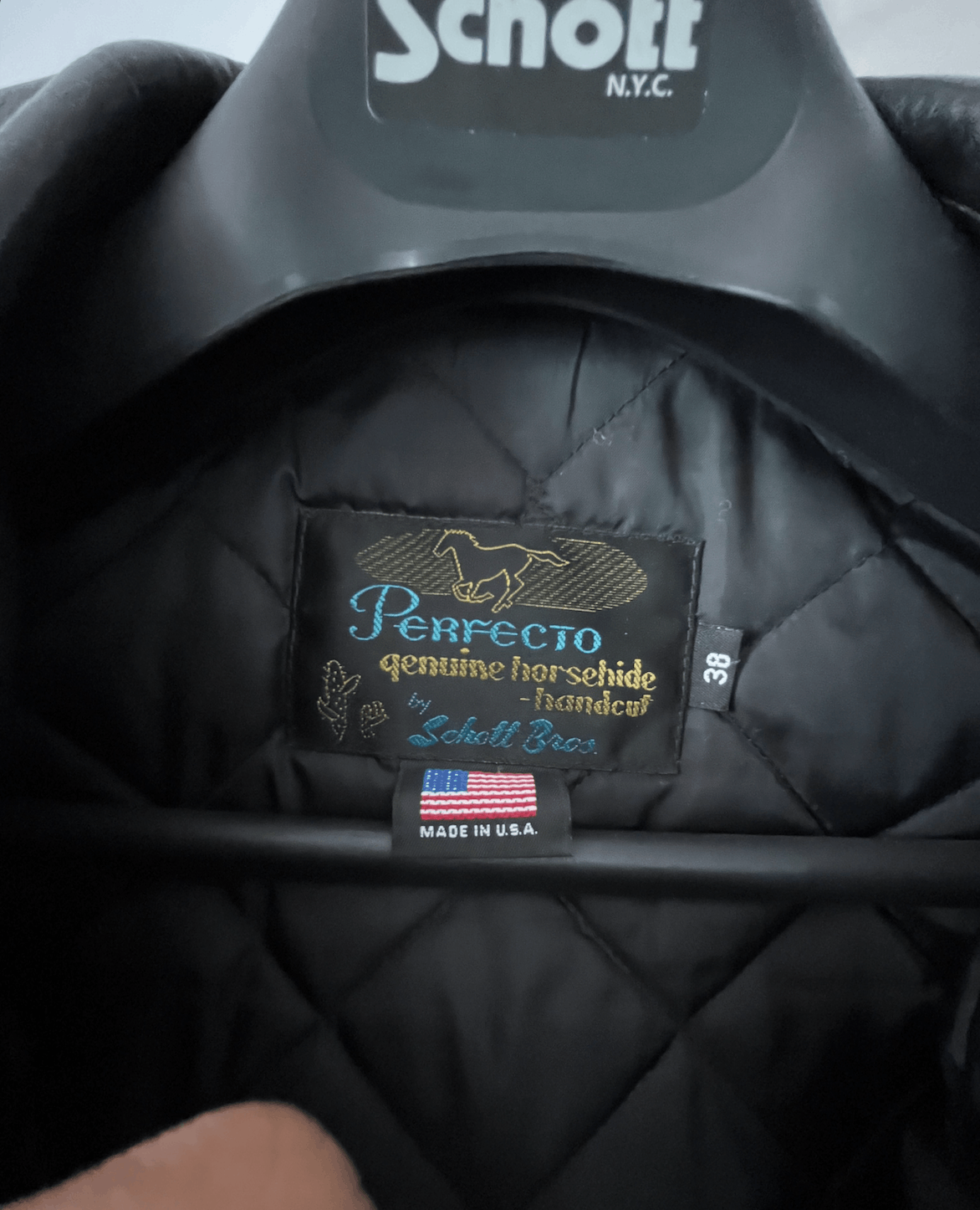 Schott 613SH Perfecto One-Star Motorcycle Jacket HORSEHIDE | Grailed