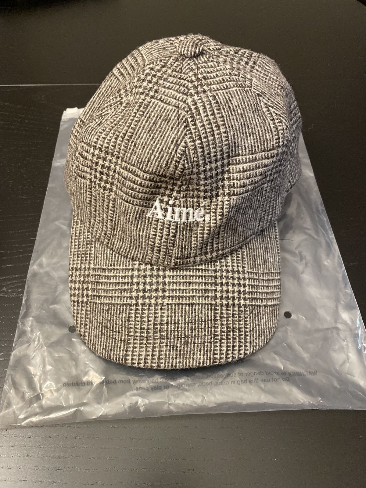 Aime Leon Dore Aime Leon Dore Black Glen Plaid Wool Logo Hat | Grailed