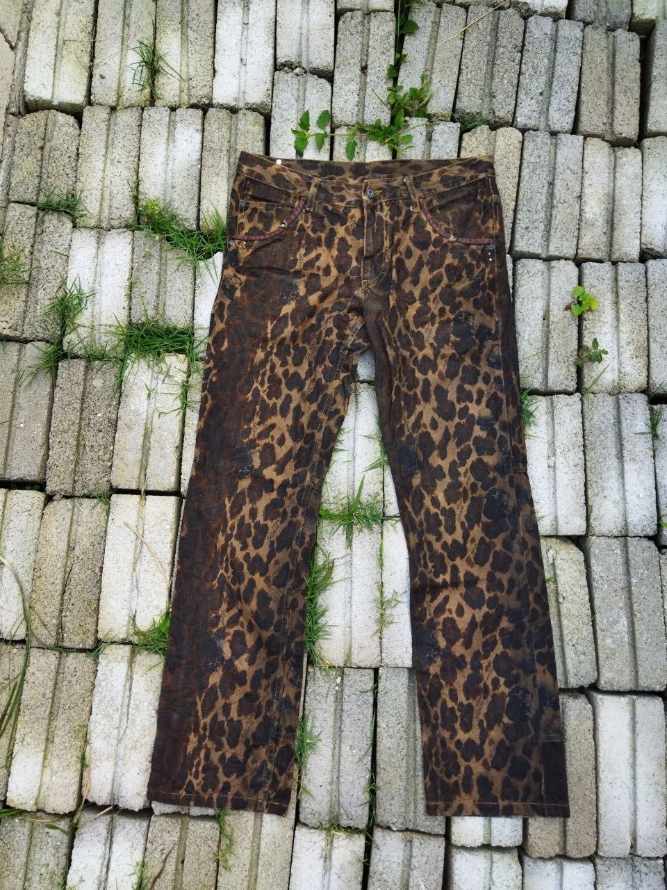 Roen Rare🔥Roen Japan Leopard Jeans | Grailed