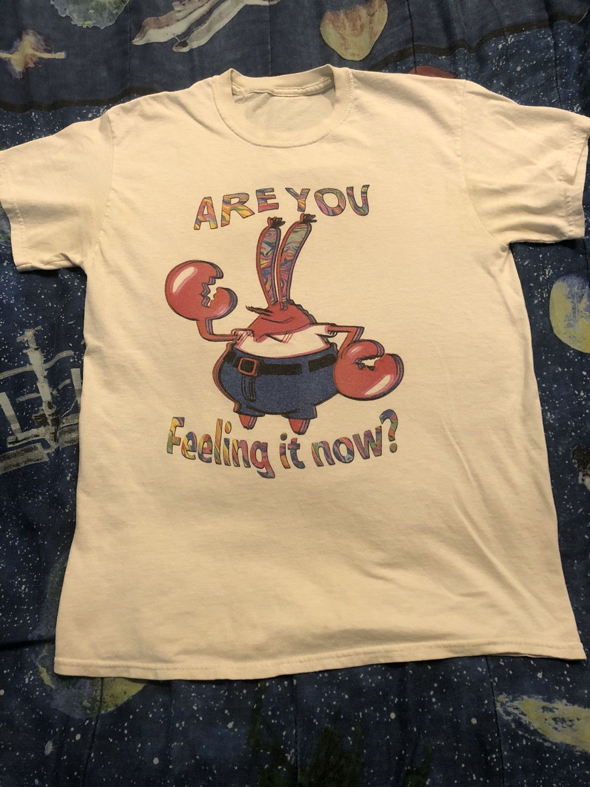 Nickelodeon × Other × Streetwear SpongeBob Psychedelic Mr Krabs Shirt ...