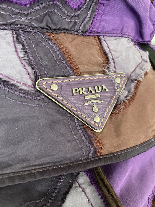 Prada Vintage Purple Camo Big Backpack | Grailed