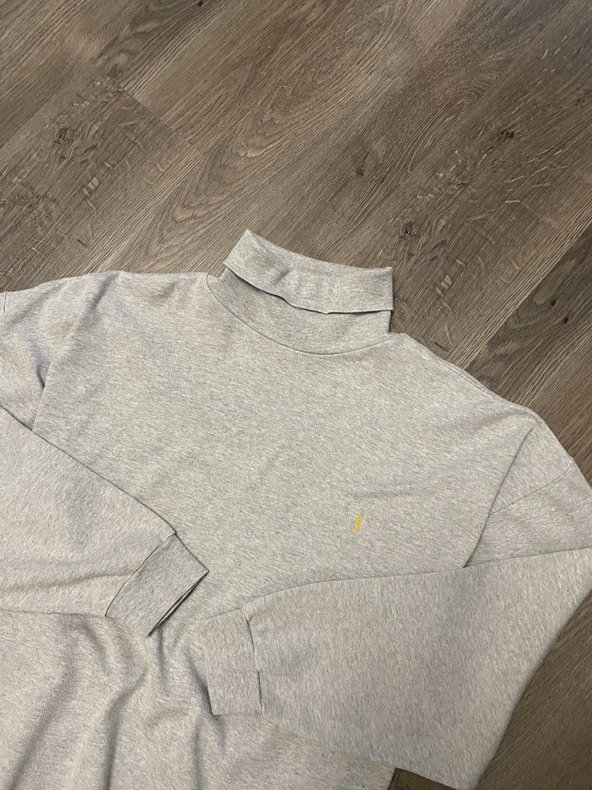 Vintage 💥LAST PRICE DROP💥Yves Saint Laurent YSL turtleneck golf grey ...