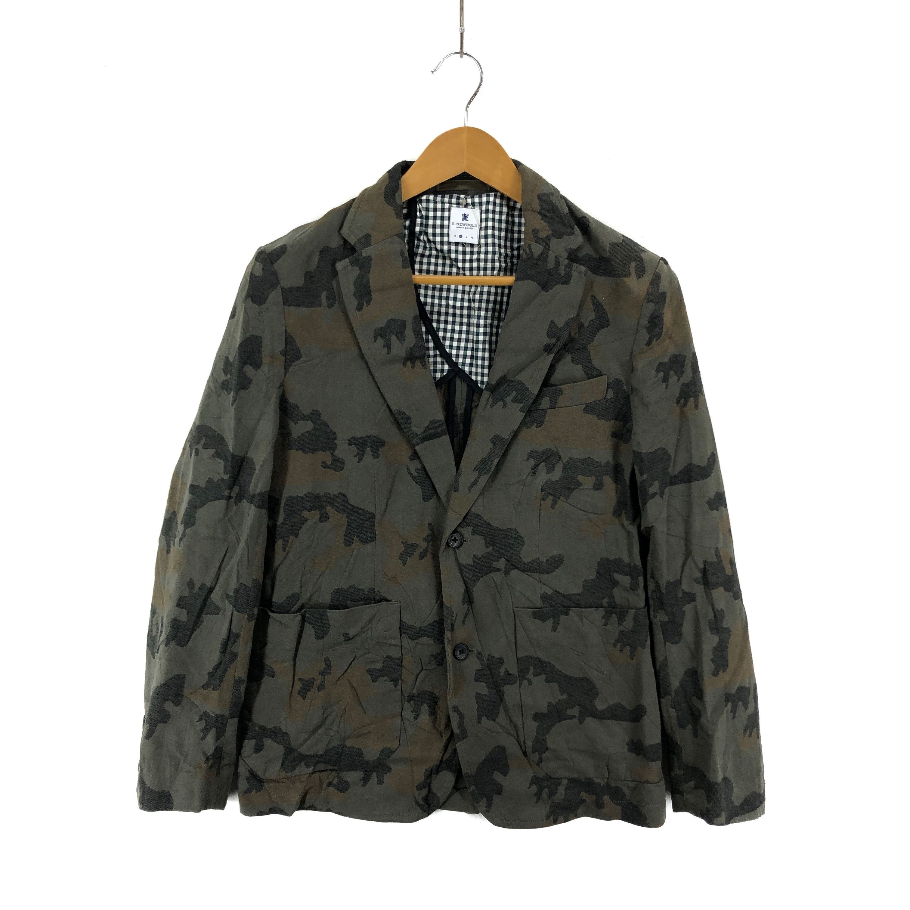 R.Newbold Vintage R. NEWBOLD camouflage casual jacket | Grailed