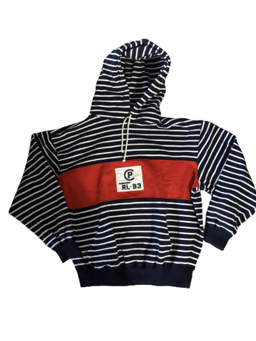 Polo Ralph Lauren Vintage Polo Ralph Lauren CP RL-93 Stripped Hoodie XL ...