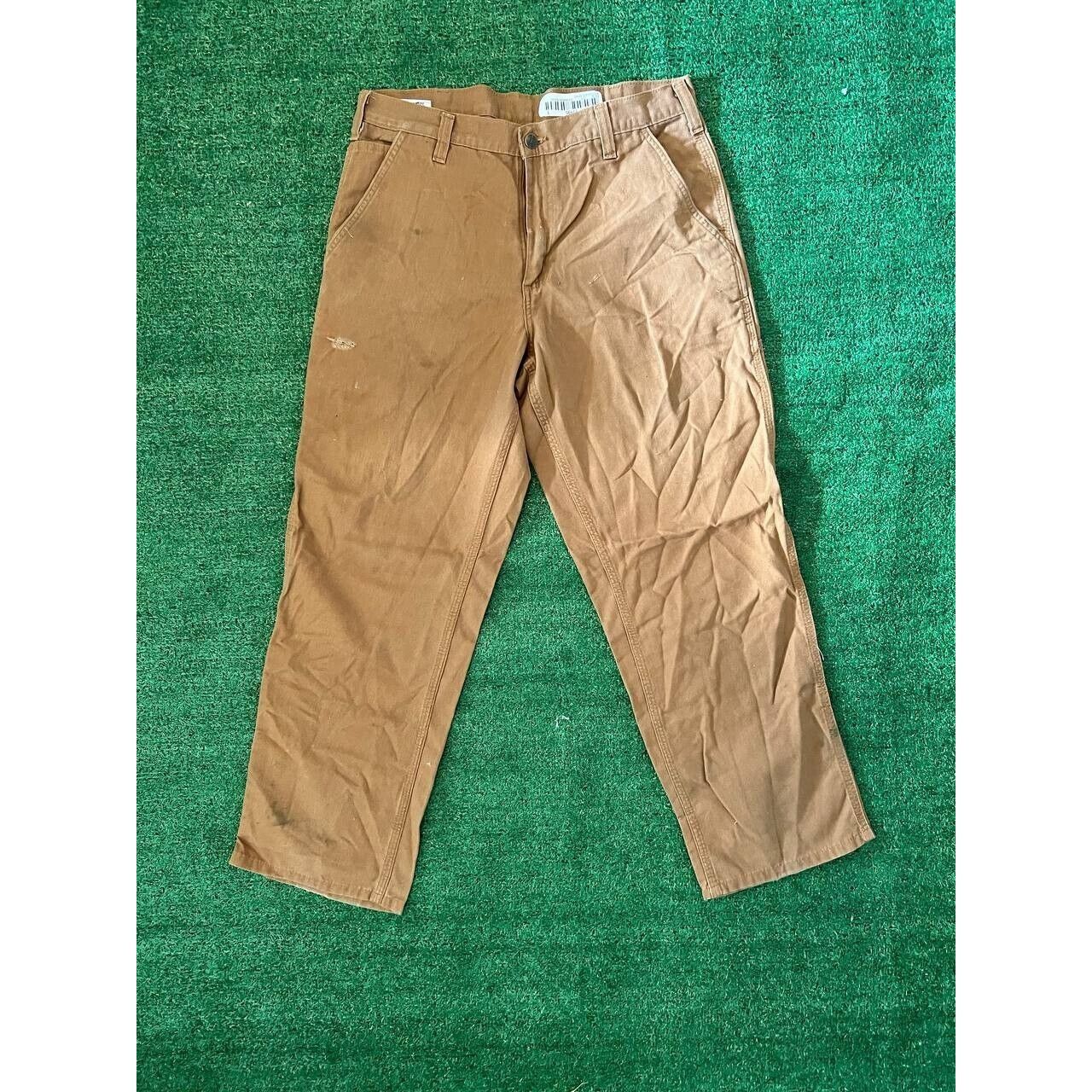 Carhartt Vintage Carhartt 383-51 Dungaree Fit Brown Soft Work Pants ...