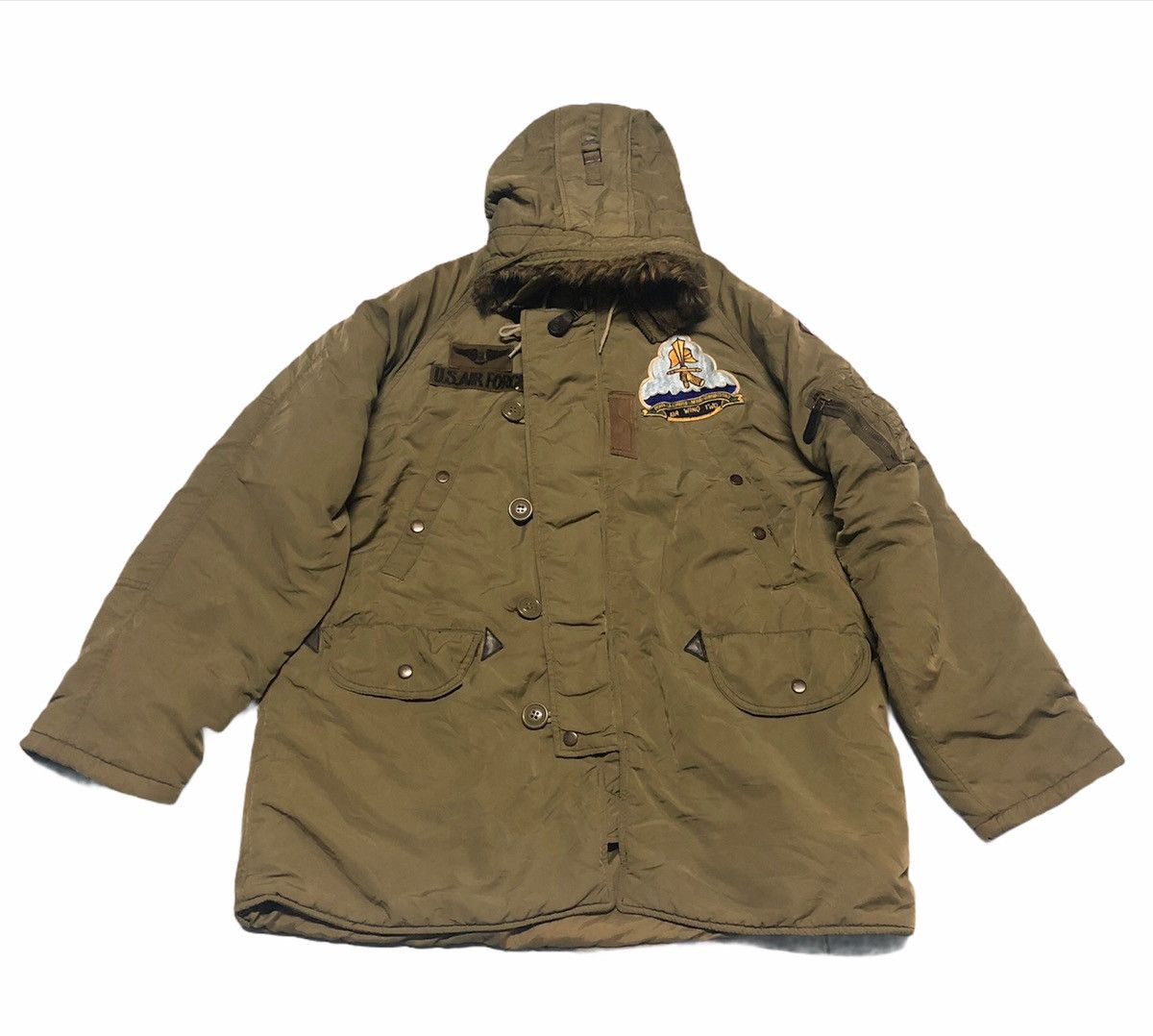 Military × Usaf × Vintage VTG Houston Us Air Force Military Type N3B ...