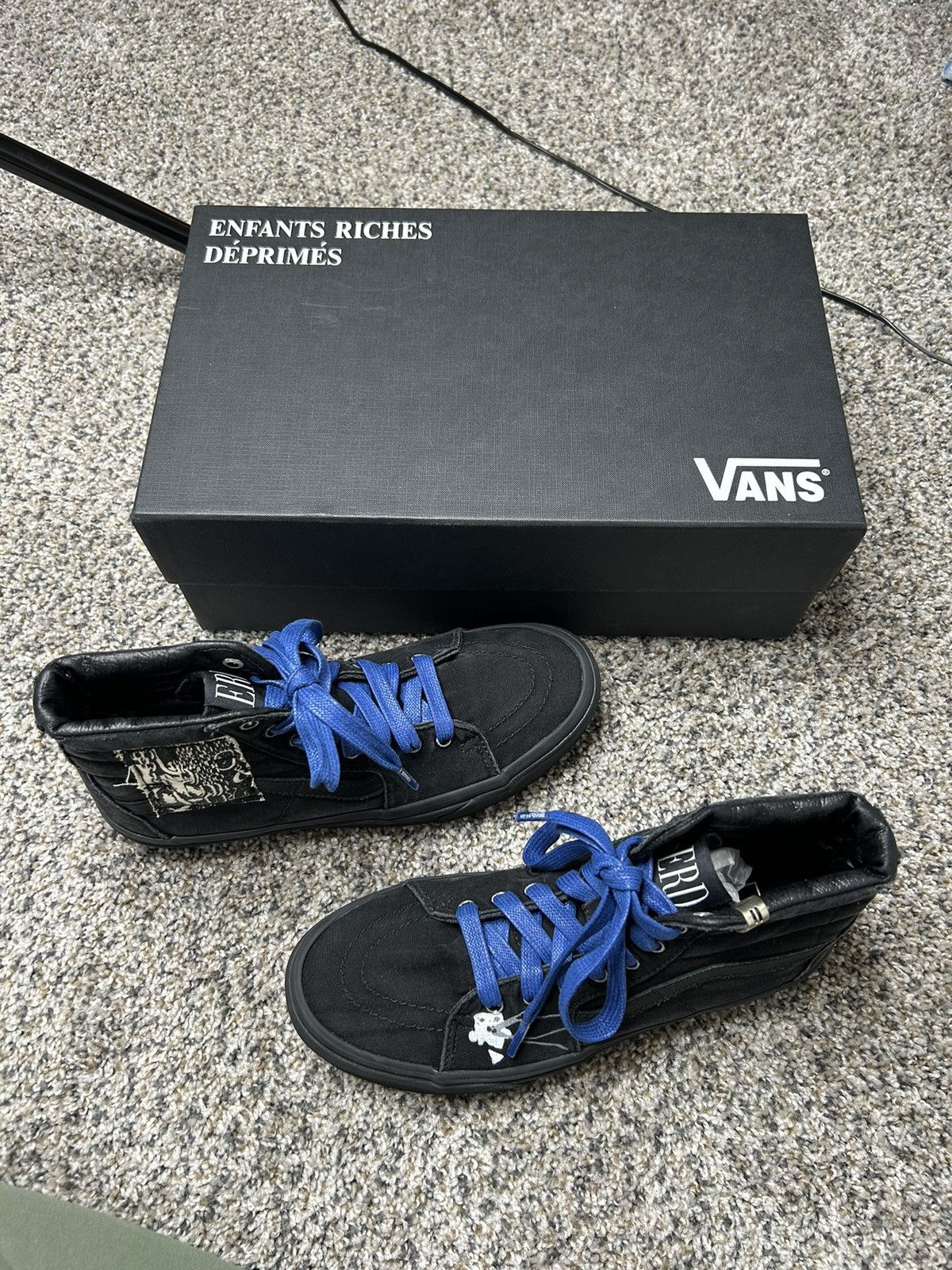 Enfants Riches Deprimes × Vans ERD sterling silver adorned hand drawn ...
