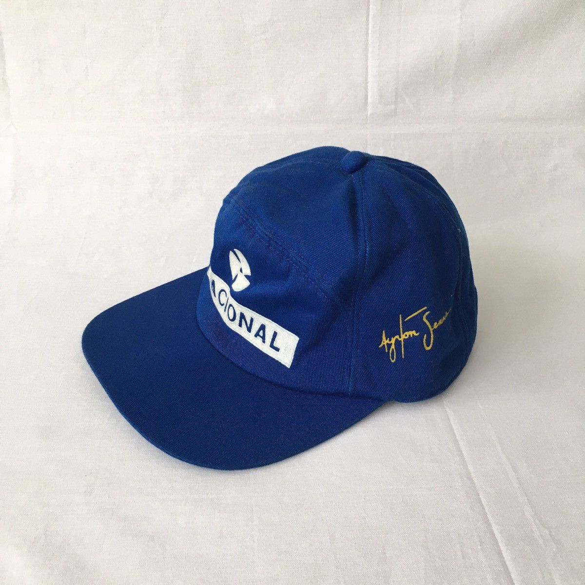 Sports Specialties Vintage Nacional Ayrton Senna Signature Hat Formula ...