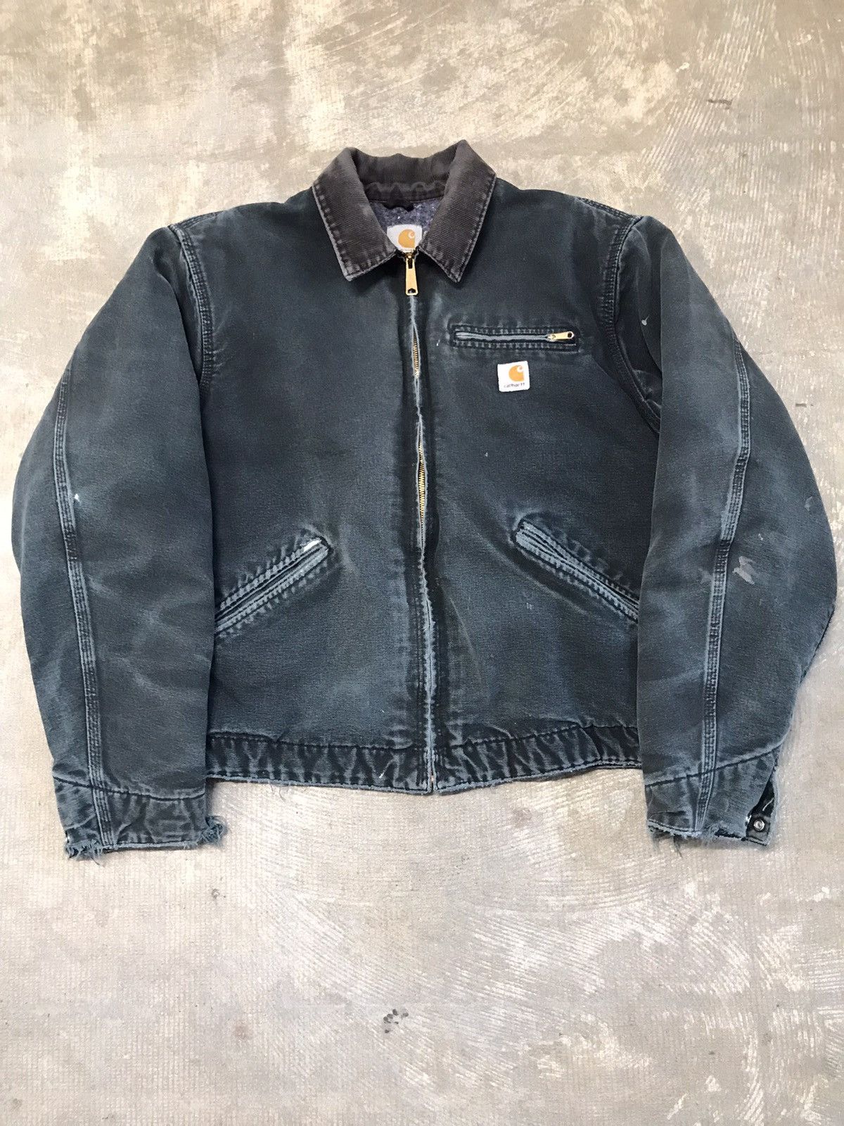 Vintage Vintage 90s Carhartt J01 Detroit Jacket essential | Grailed