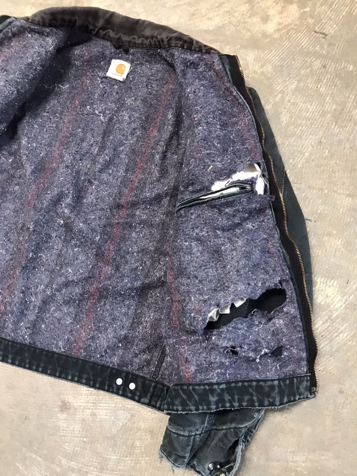 Vintage Vintage 90s Carhartt J01 Detroit Jacket essential | Grailed