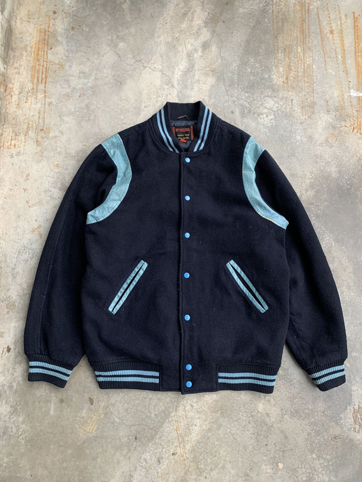 Mcgregor × Varsity Jacket × Vintage Vintage McGregor Wool Varsity ...