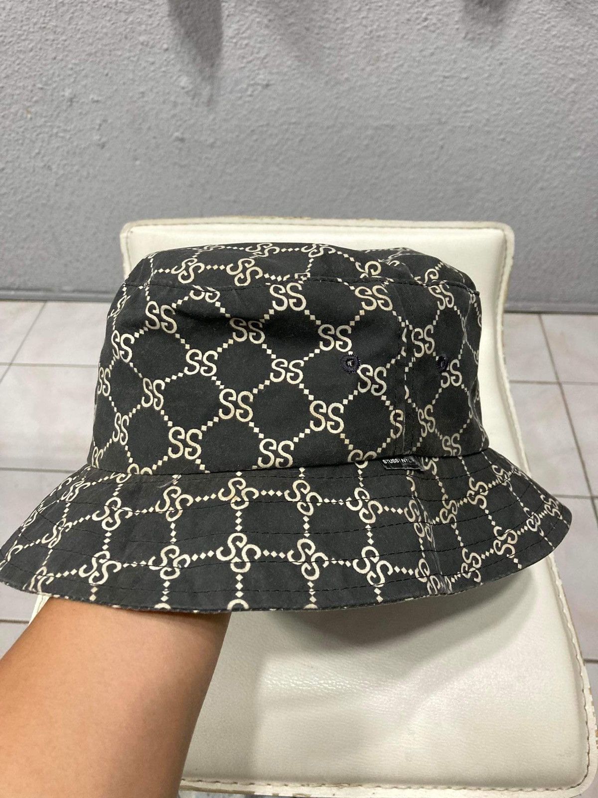 Stussy Vintage “STUCCI” Gucci Inspired Design Bucket Hat | Grailed