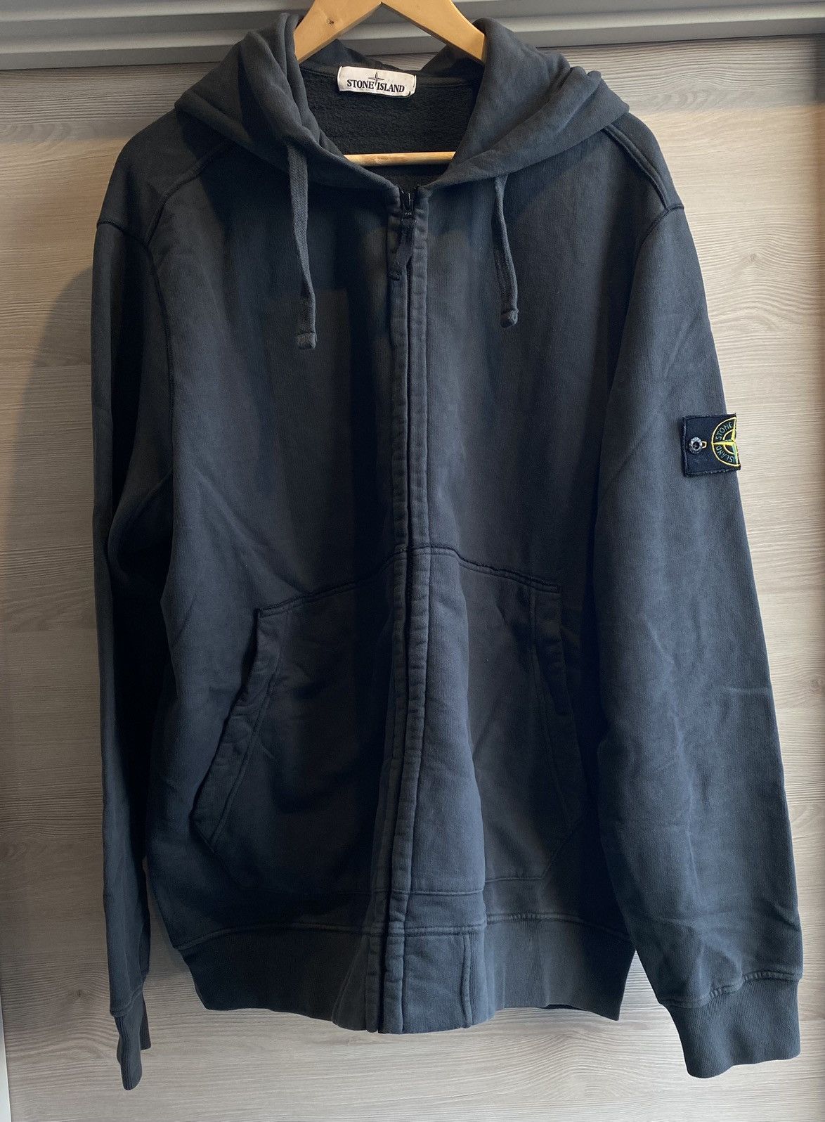 Stone Island Stone island zip up hoodie | Grailed