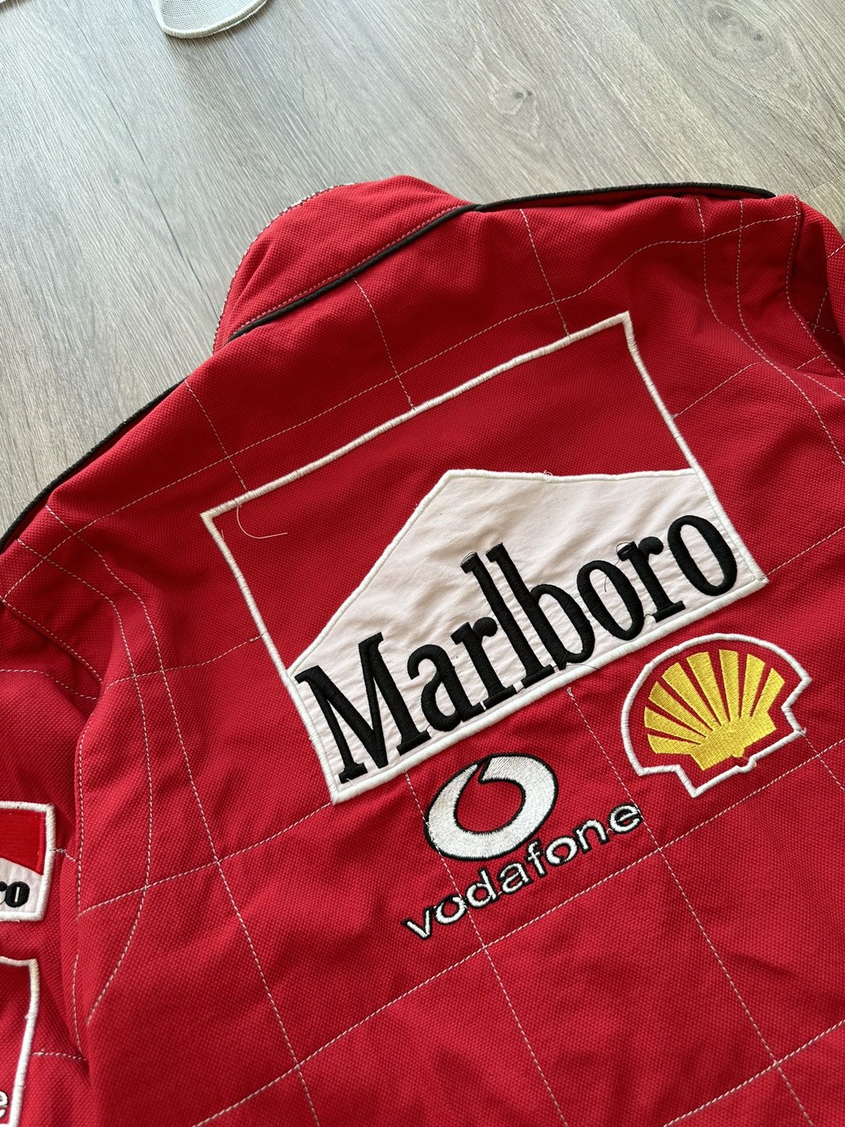 Vintage Vintage Ferrari Marlboro Red Racing Jacket | Grailed