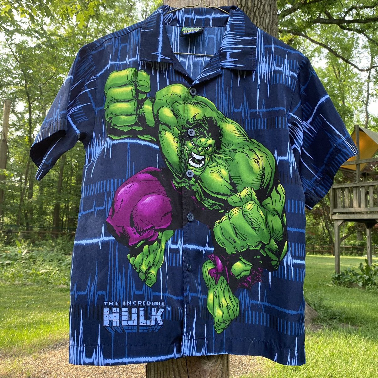 Archival Clothing 2002 Marvel “The Incredible Hulk” Medium Graphic ...