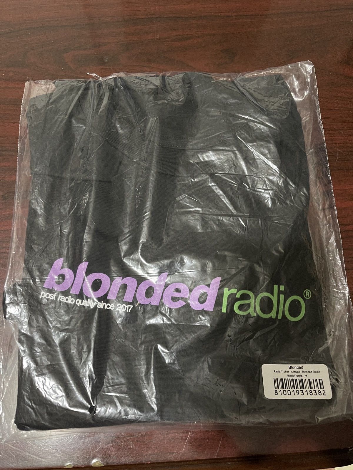 Frank Ocean × Streetwear Frank Ocean Blonded Radio Black Logo Tee ...