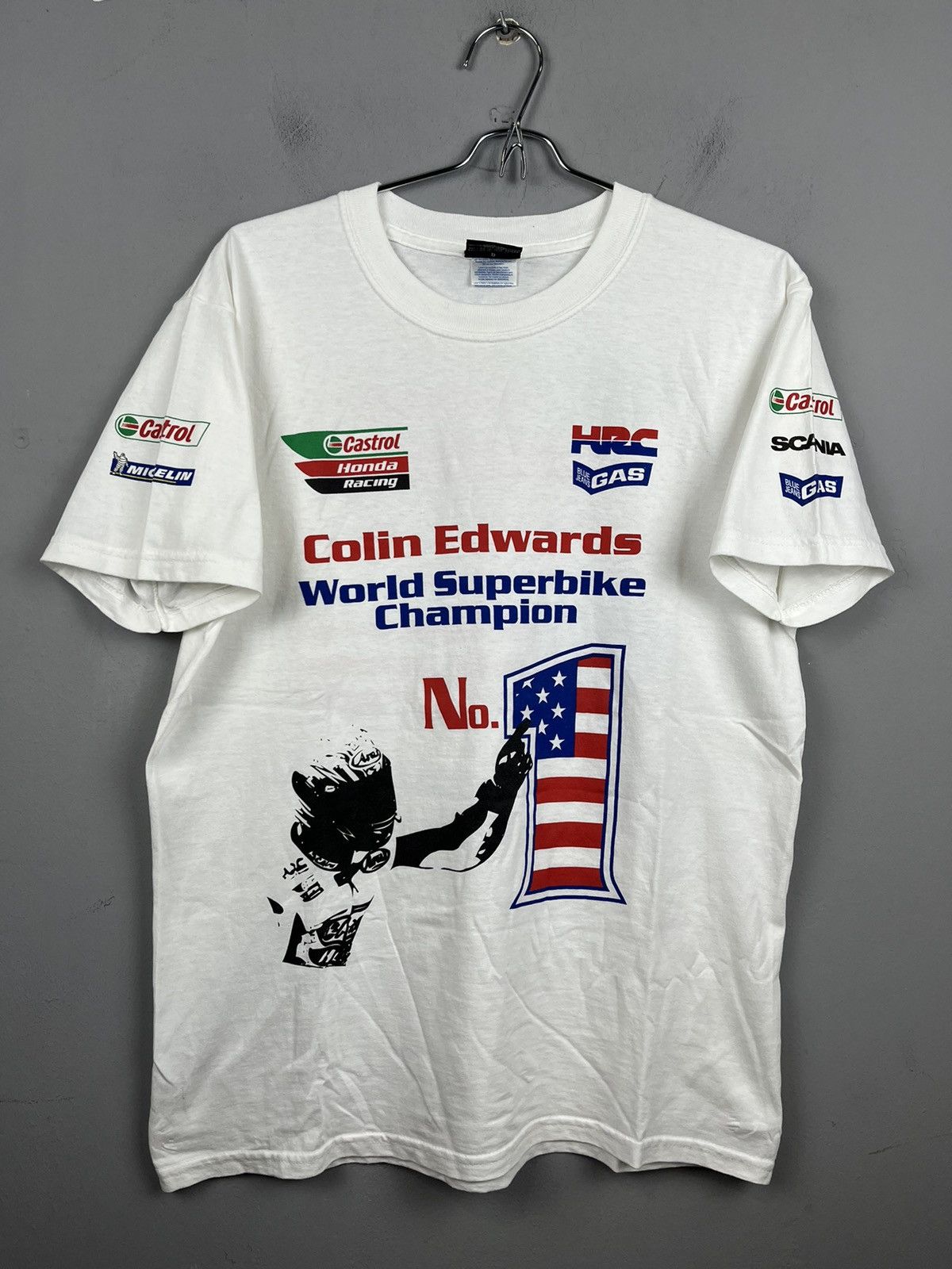 Honda Vintage Colin Edwards world Superbike Champion 2002 honda | Grailed