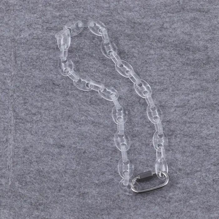 Chain Transparent Lock Necklace | Grailed