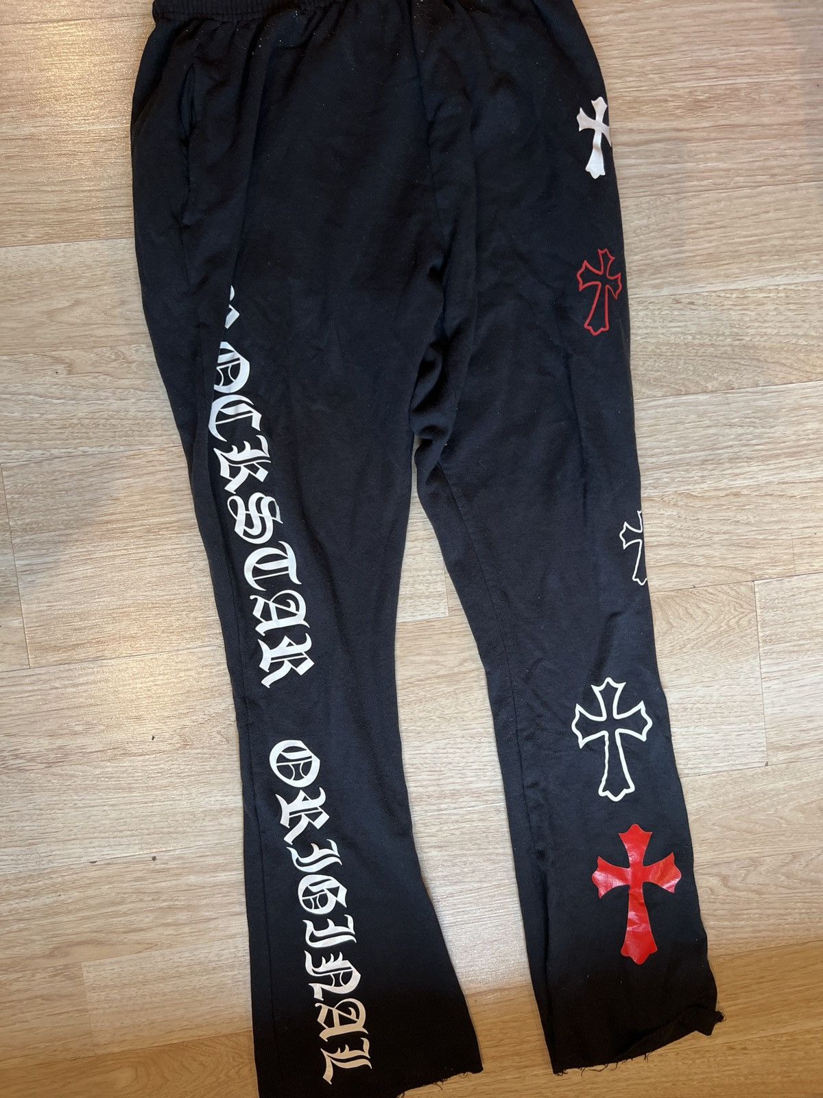Vintage Rockstar flair sweats | Grailed