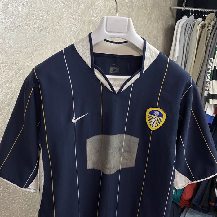 Nike Leeds United 2003 04 Away football kit rare soccer t shirt | Grailed