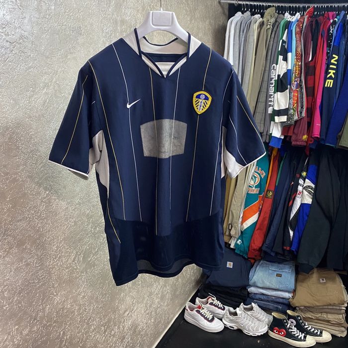 Nike Leeds United 2003 04 Away football kit rare soccer t shirt | Grailed