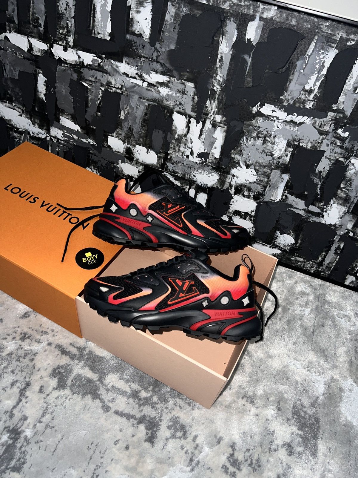 Louis Vuitton Louis Vuitton tactic sneakers LV7 US9 | Grailed