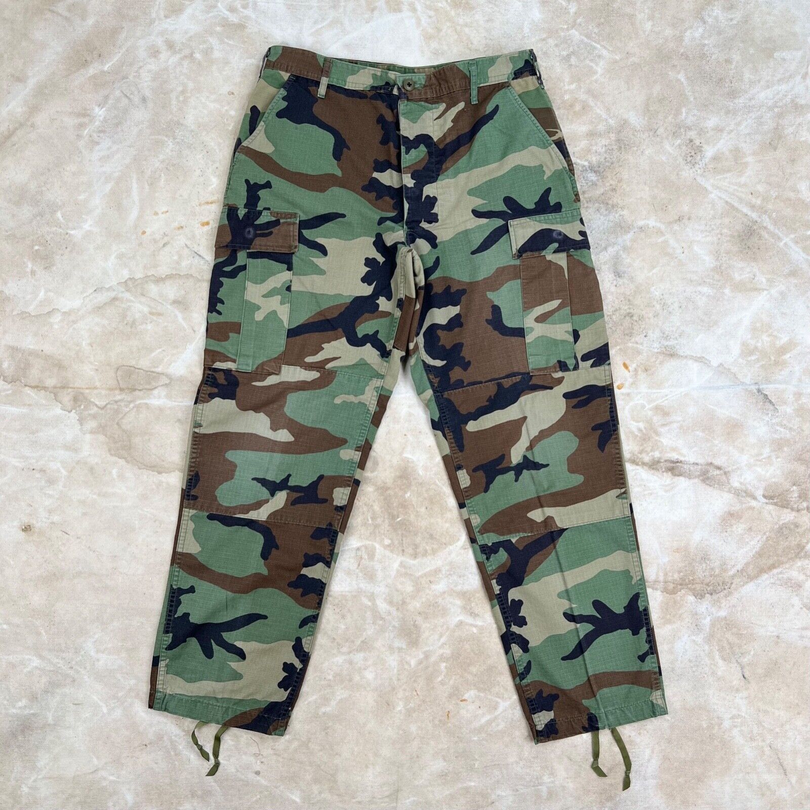 Vintage Vintage 2000 US Military Woodland Camo Ripstop Cargo Pants ...