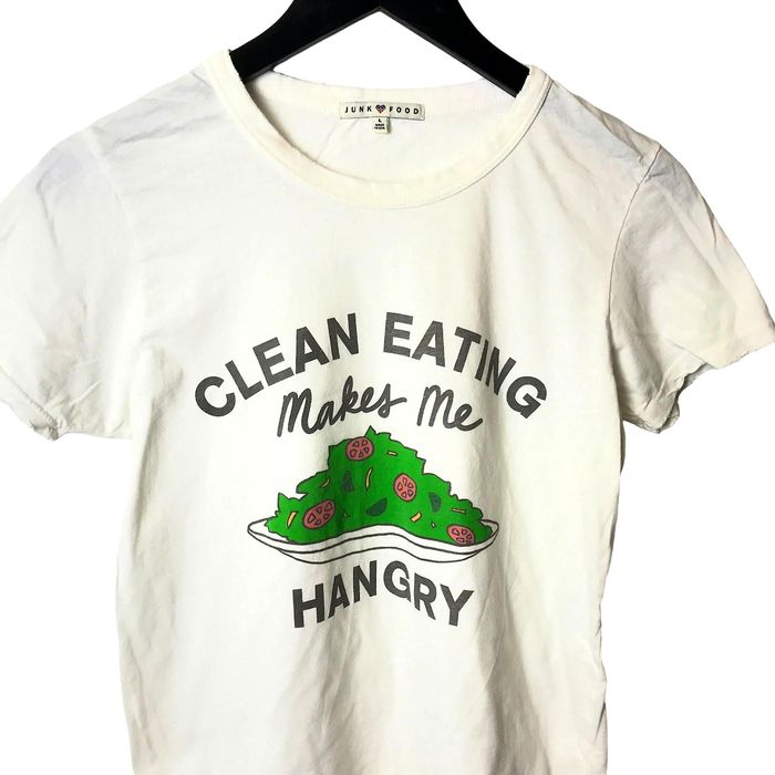 Urban Outfitters Junk Food Clean Eating Makes Me Hangry T Shirt L | Grailed