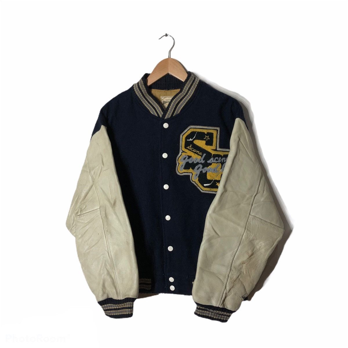 Vintage Scene American Style Varsity Jacket | Grailed