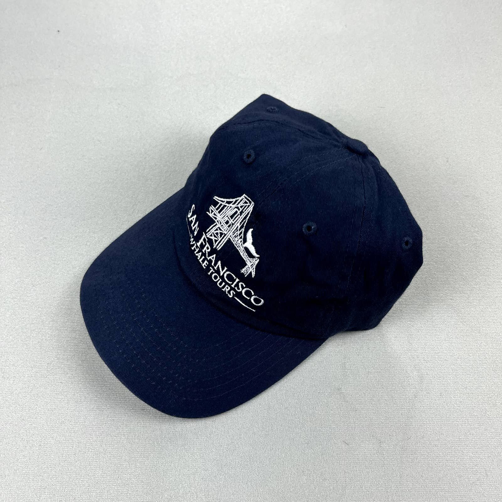 Vintage Vintage San Francisco Hat Cap Navy Blue Whale Tours Nature ...