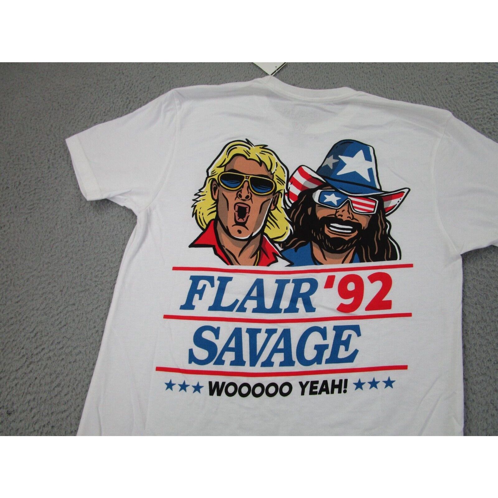 Vintage The Roosevelts Shirt Mens S White Macho Man Randy Savage Rick ...