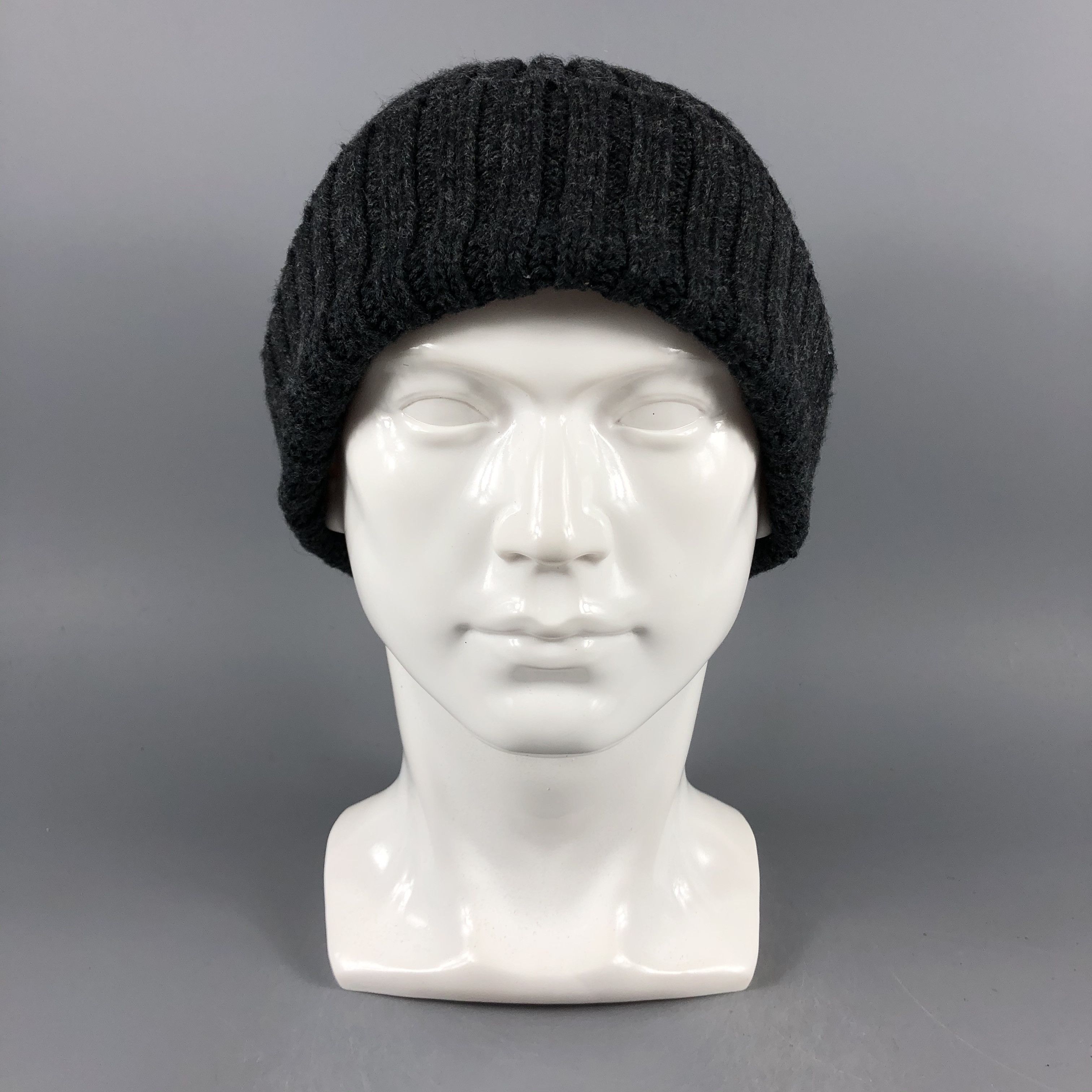 Vintage Muji Ribbed Black Beanie Snow Hat Snow Cap -D1132 | Grailed