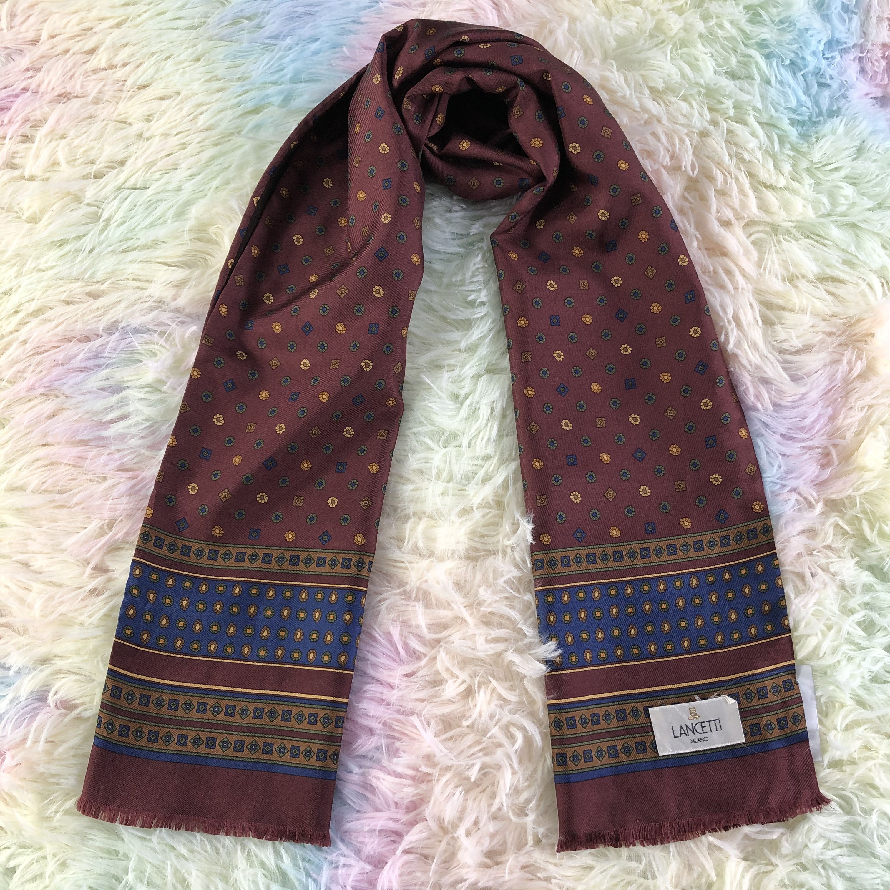Vintage Lancetti Scarf / Muffler / Neckwear | Grailed