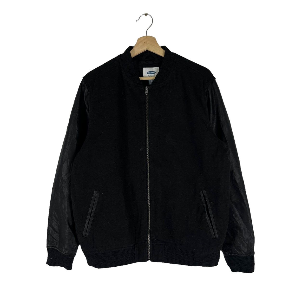 Japanese Brand VINTAGE VARSITY JACKET OLDNAVY INSPIRED BY ISSEY MIYAKE ...