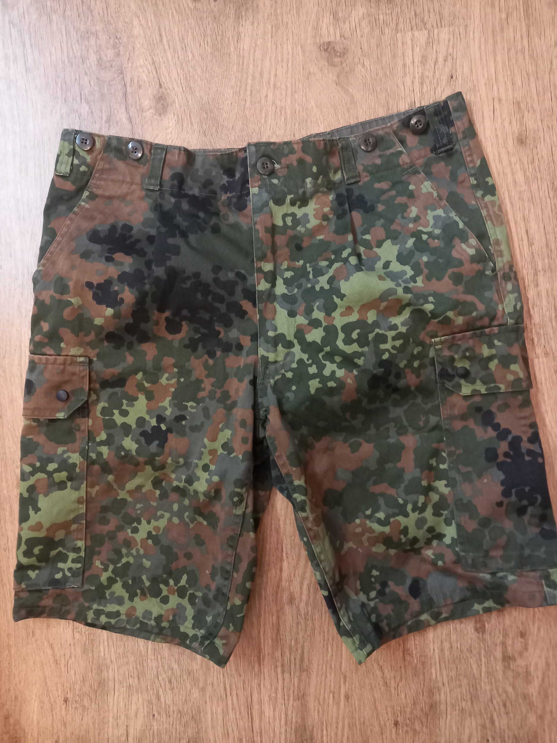 Vintage German Military Flecktarn Camo Combats Shorts | Grailed
