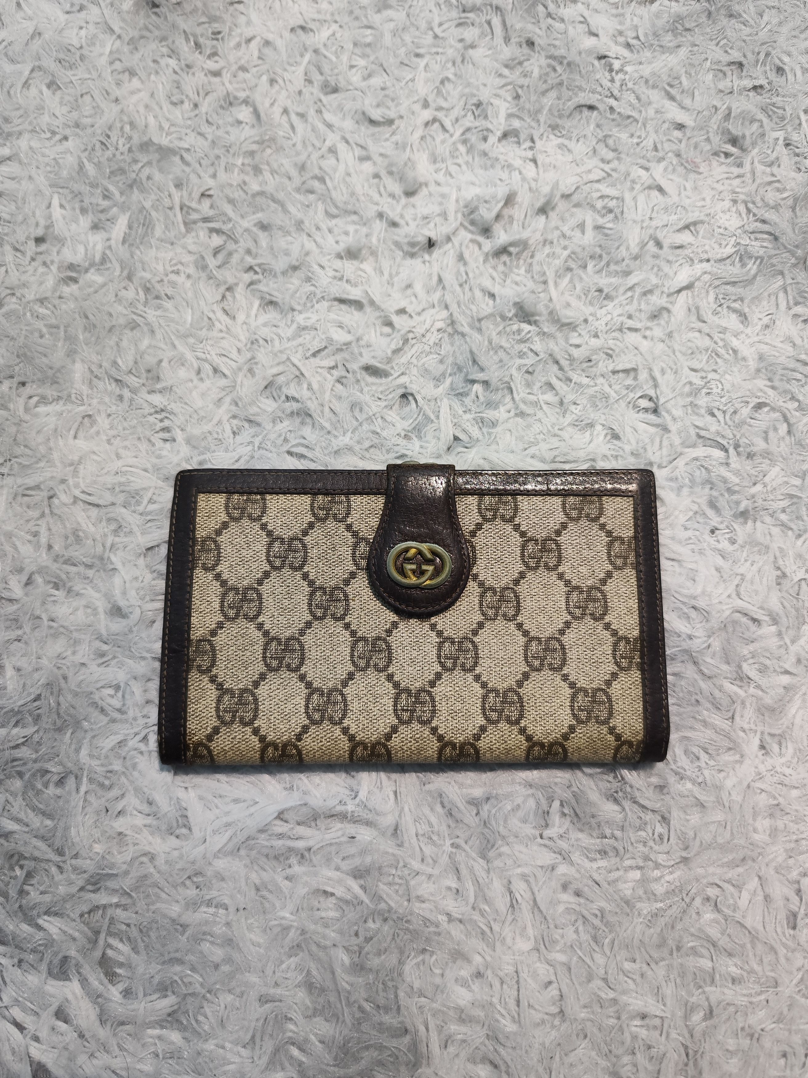 Gucci Gucci GG Monogram Long Bifold Kisslock Wallet | Grailed