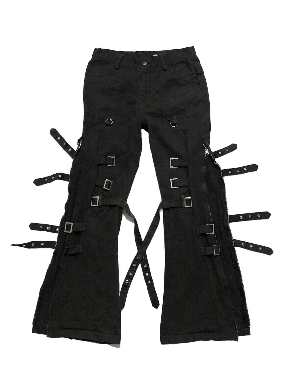 Beauty Beast 💔NEED GONE💔Japanese Brand bondage pants by devil n bass | Grailed