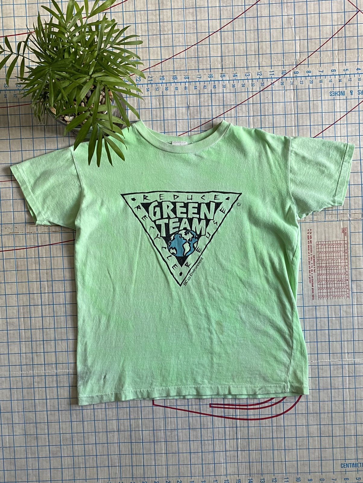 Vintage Green Team Reduce Reuse Recycle Vintage Tee Fits Small | Grailed