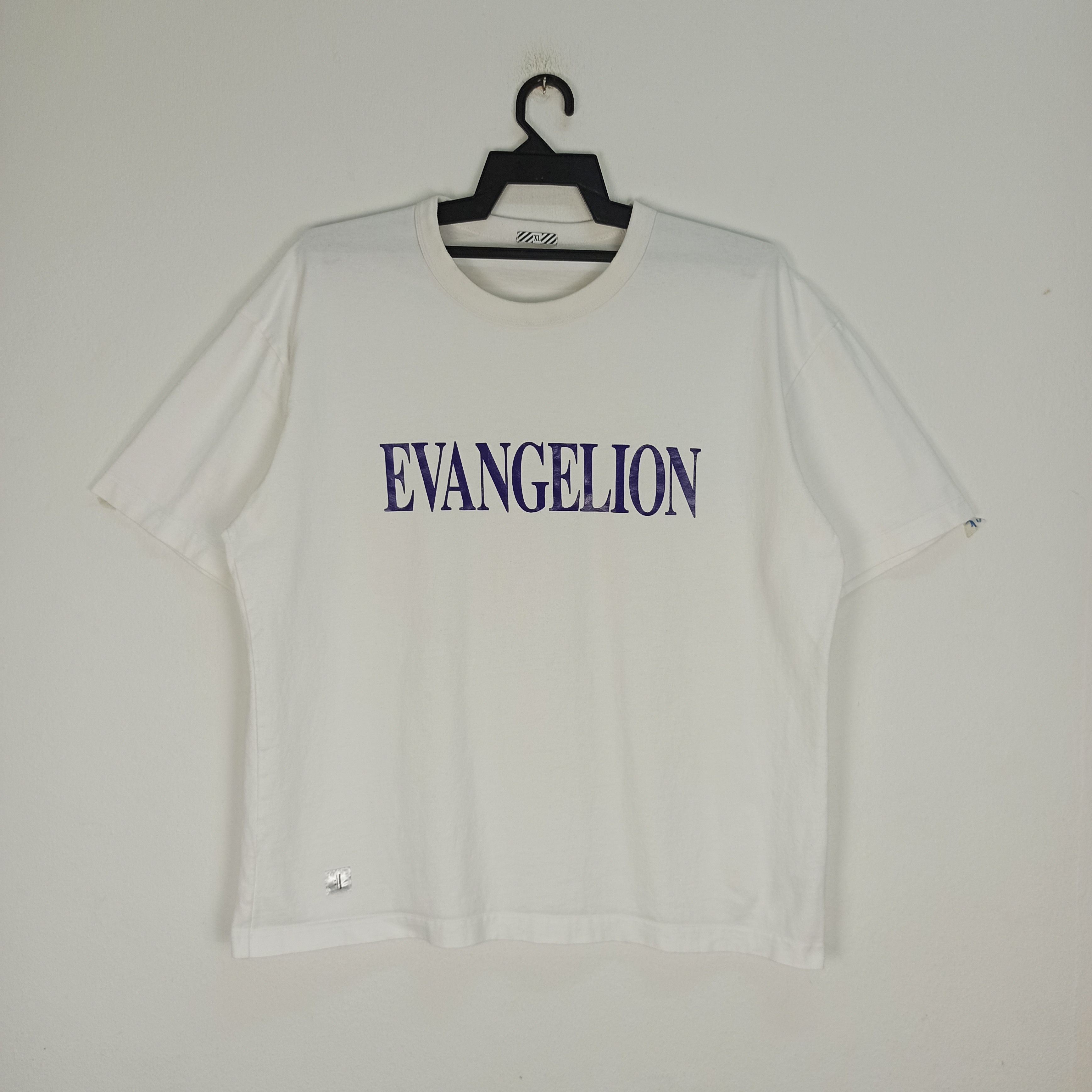 Anima × Japanese Brand × Movie Rare EVANGELION Anime @khara Tshirt ...
