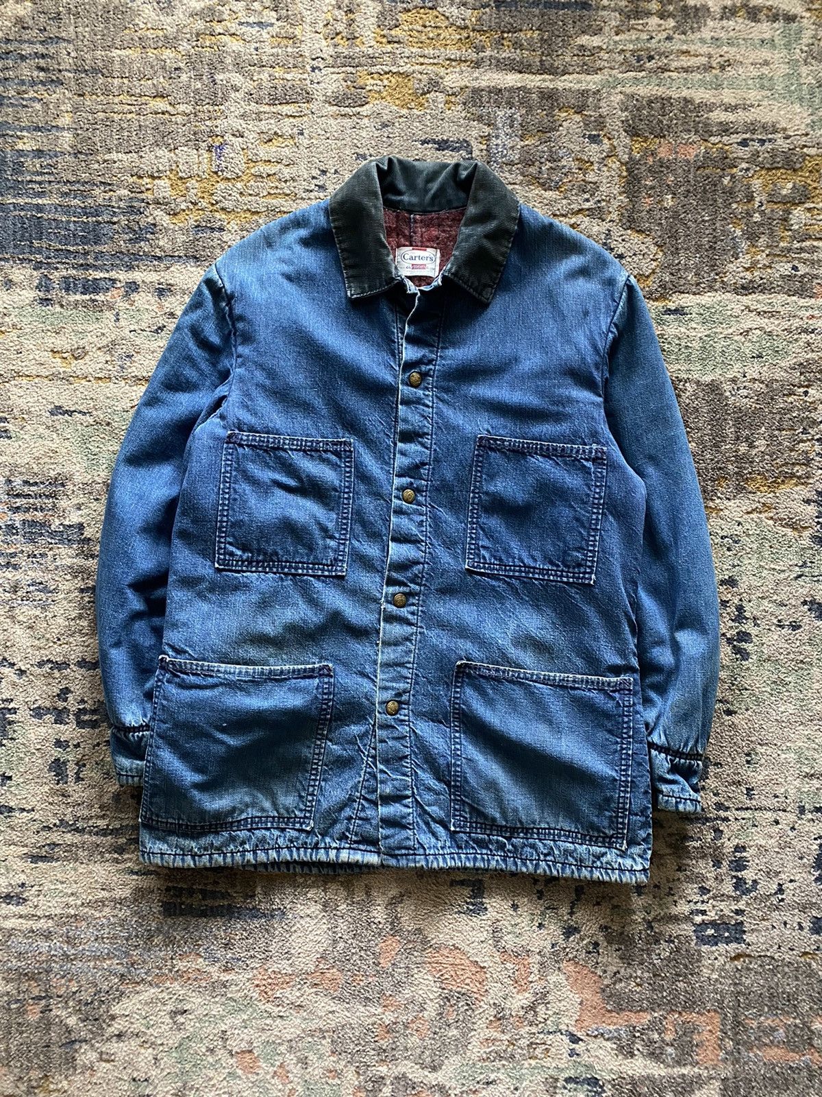 Vintage 1980’s blanket lined denim chore coat | Grailed
