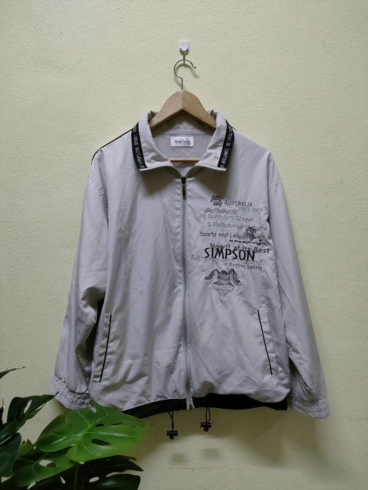The Simpsons Simpsons Light Jacket Grailed