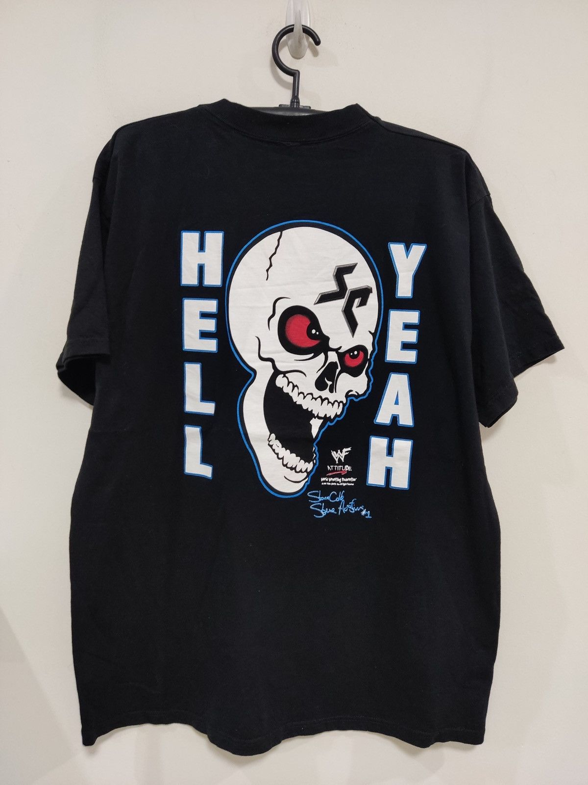 Vintage Vintage 1998 Stone Cold Steve Austin Hell yeah Tee,wwf,wwe ...