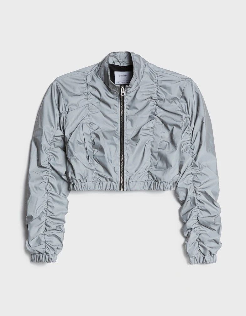 Bershka × Japanese Brand Final Drop🔥Japanese Bershka Reflective Cropped ...
