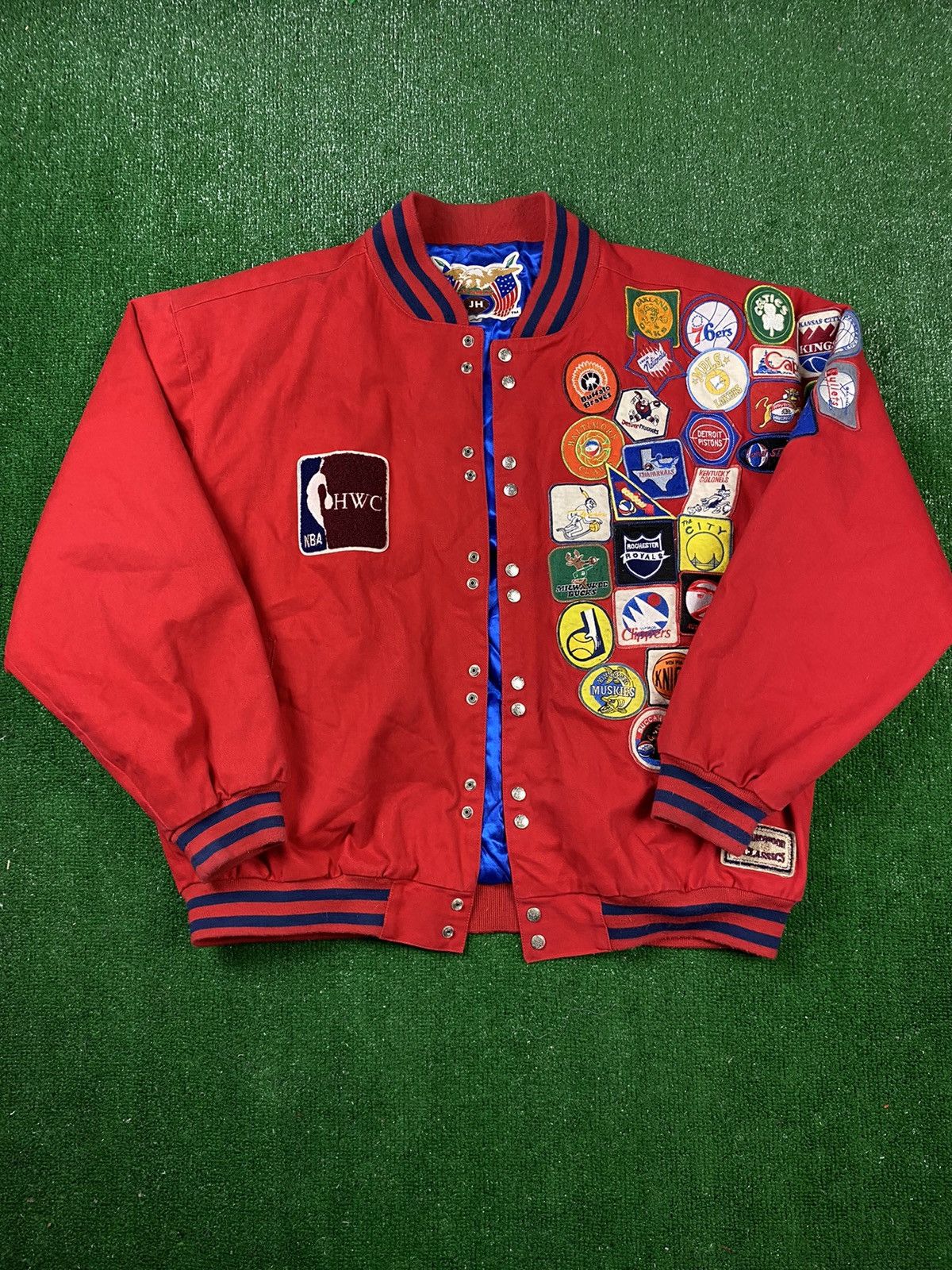 Jeff Hamilton × NBA × Vintage Vintage 90s Jeff Hamilton HWC NBA Patch ...